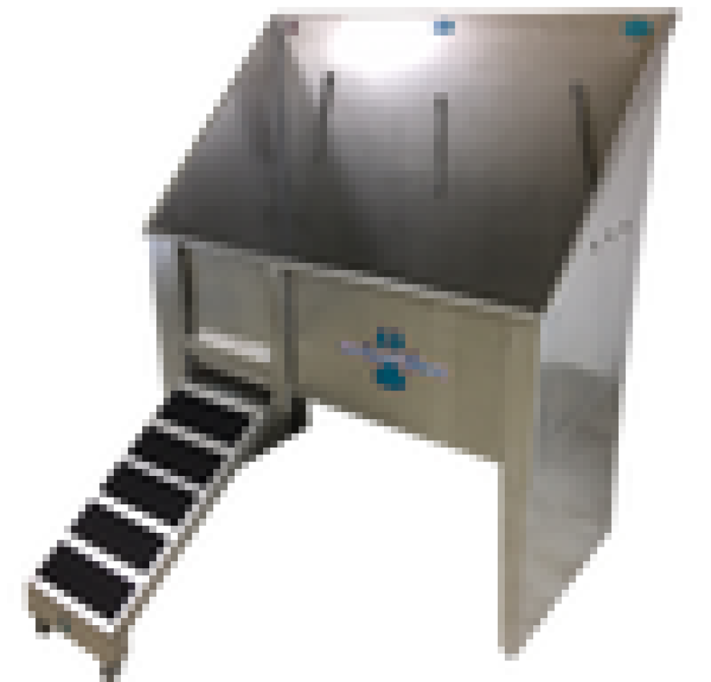 Groomer's Best Stainless Steel Walk-Through Grooming Bath Tub Sale ... Groomer's Best Stainless Steel Walk-Through Grooming Bath Tub Sale ...